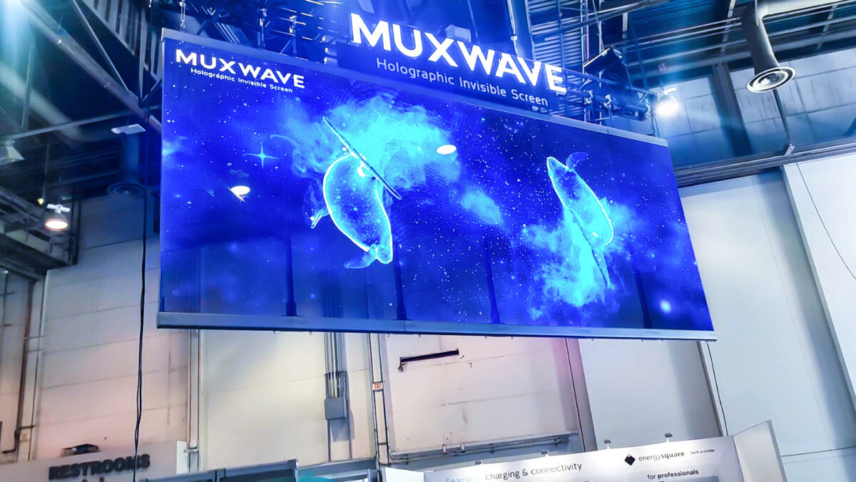 CES 2024 | MUXWAVE Holographic Transparent Screen Unveils Rapid Free ...